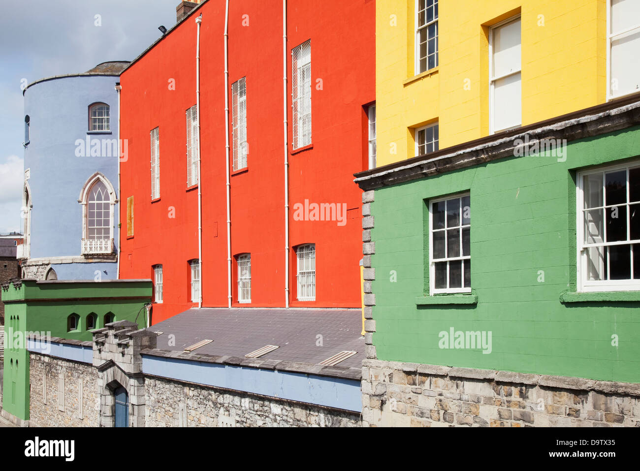 Colourful buildings at dublin castle;Dublin city county dublin ireland ...