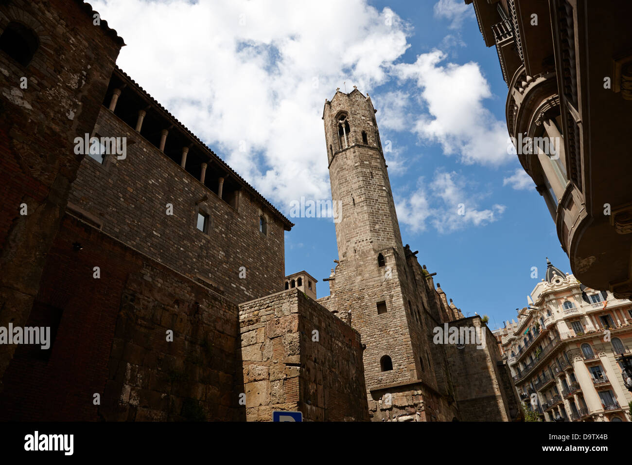 Barcelona roman walls hi-res stock photography and images - Alamy