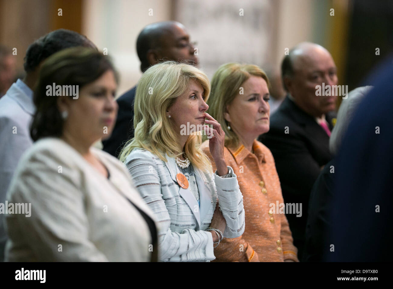 Texas state senators Leticia van de Putte, Wendy Davis and Sylvia ...