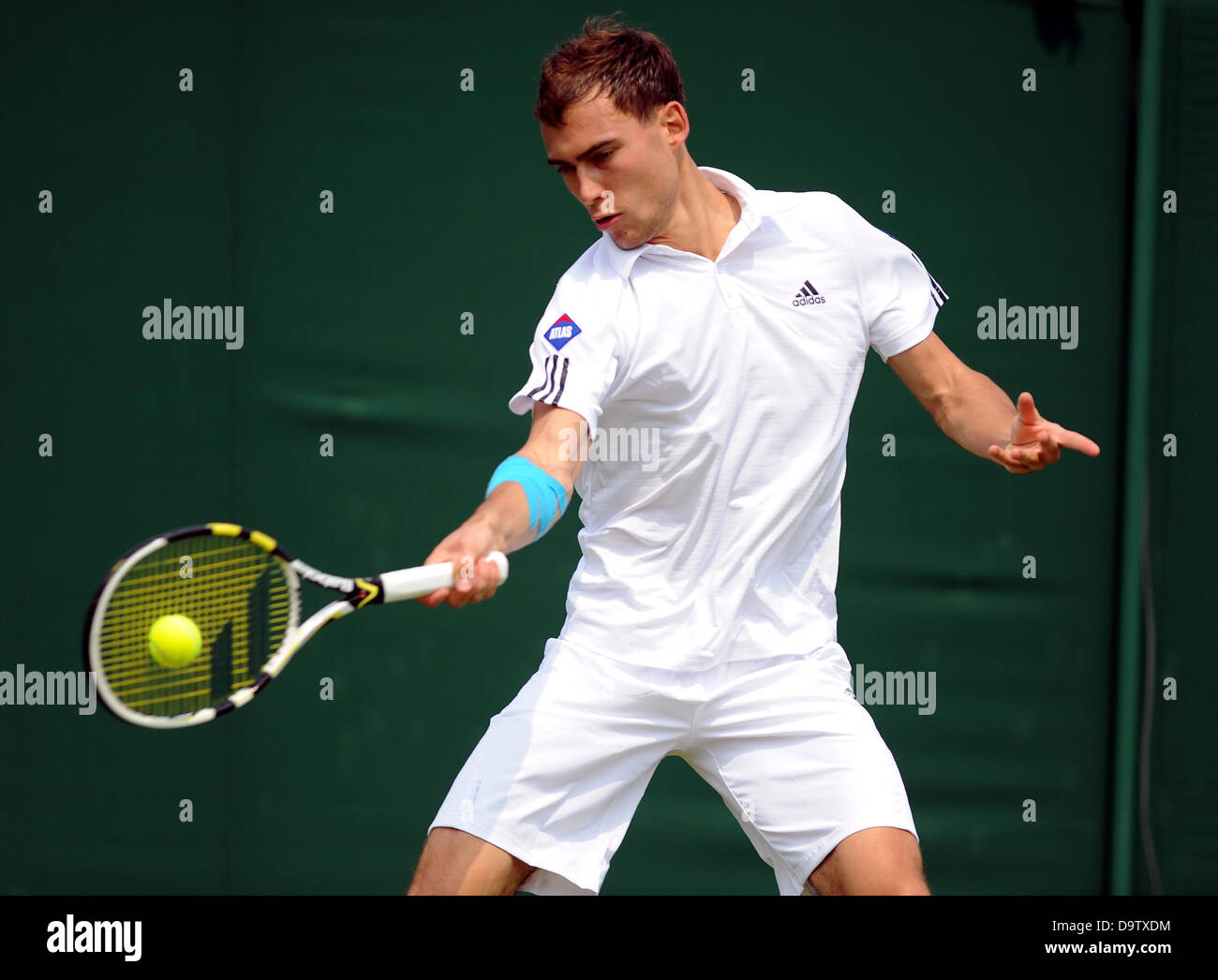 JERZY JANOWICZ POLAND THE ALL ENGLAND TENNIS CLUB WIMBLEDON LONDON ...