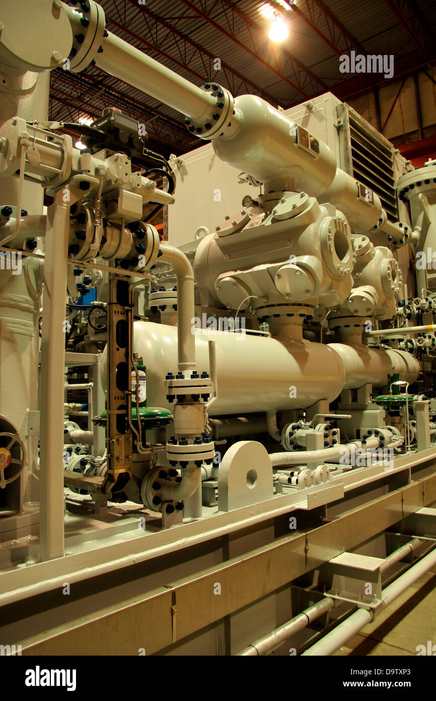 Complex natural gas compressor station Stock Photo - Alamy