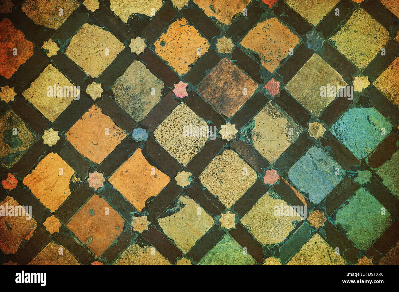 Grunge tile background Stock Photo - Alamy
