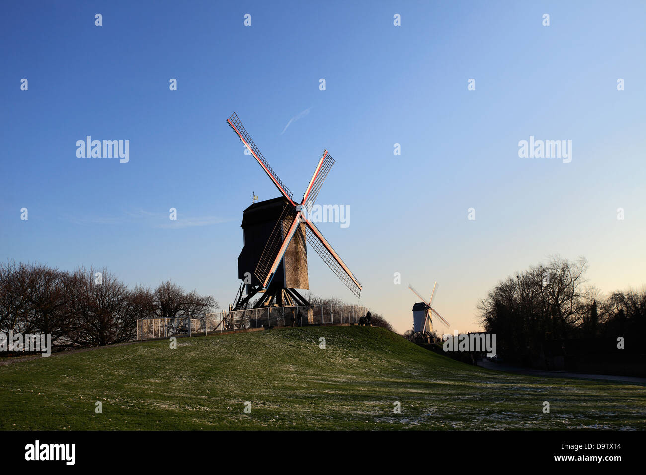 Windmill bruges hi-res stock photography and images - Alamy