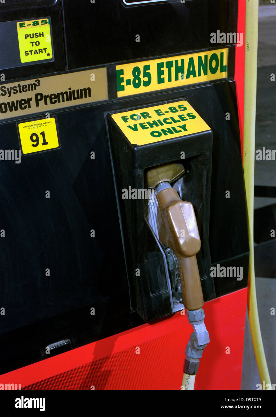 E85 ethanol pump at gas station hi-res stock photography and images - Alamy