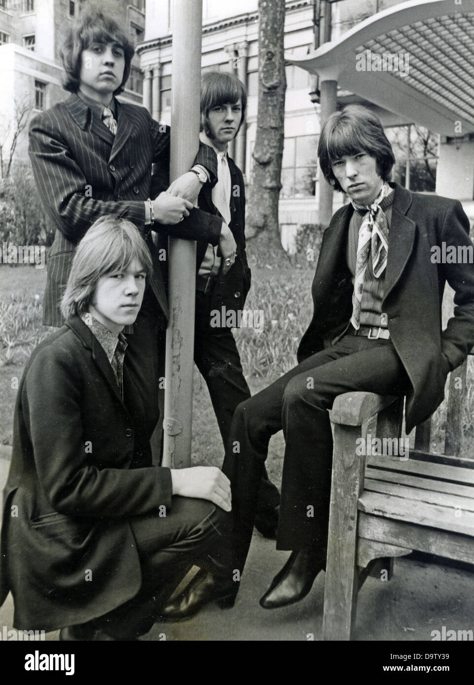 THE SMOKE UK pop group in March 1967. See Description below for names ...