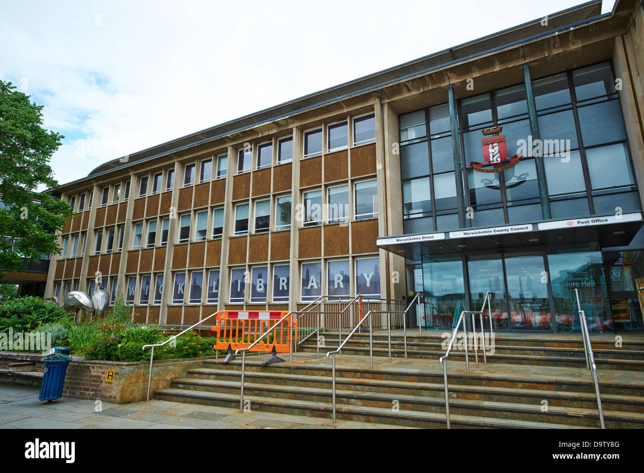 Library and County Council Offices Market Place Warwick UK Stock Photo ...