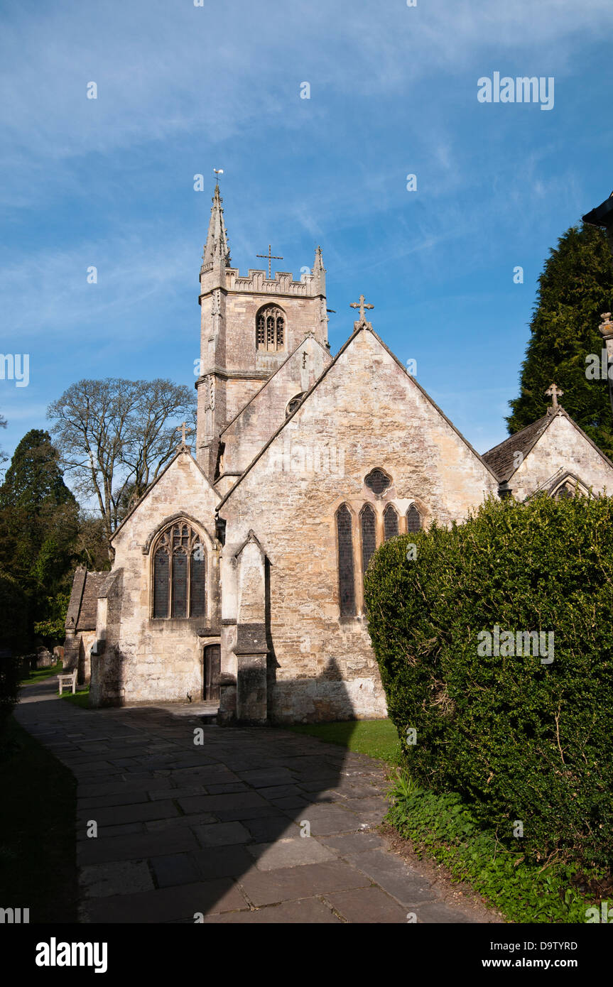 St Andrews Church Castle Combe Wiltshire England UK Stock Photo - Alamy