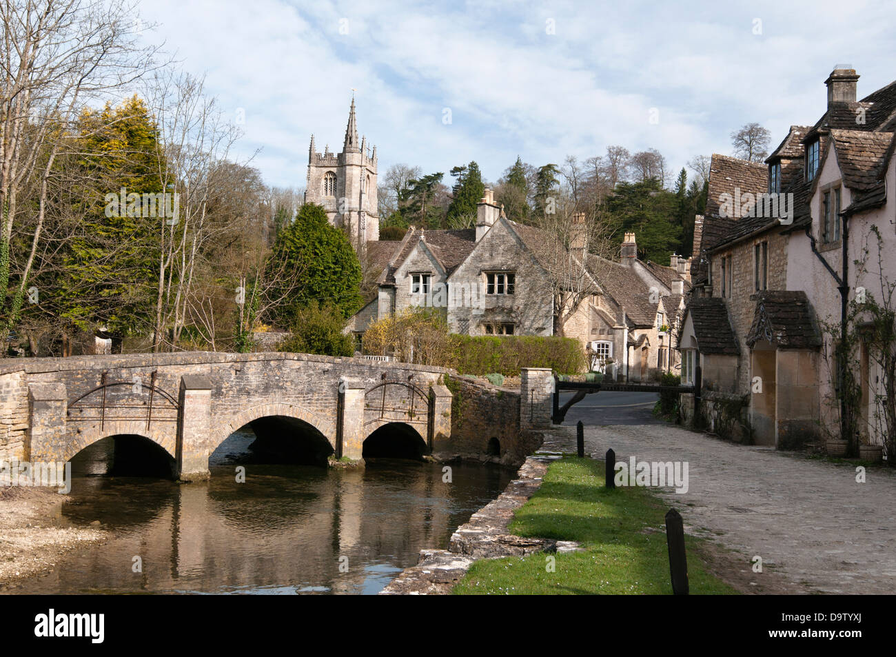 Castle Combe Wiltshire England UK Stock Photo - Alamy