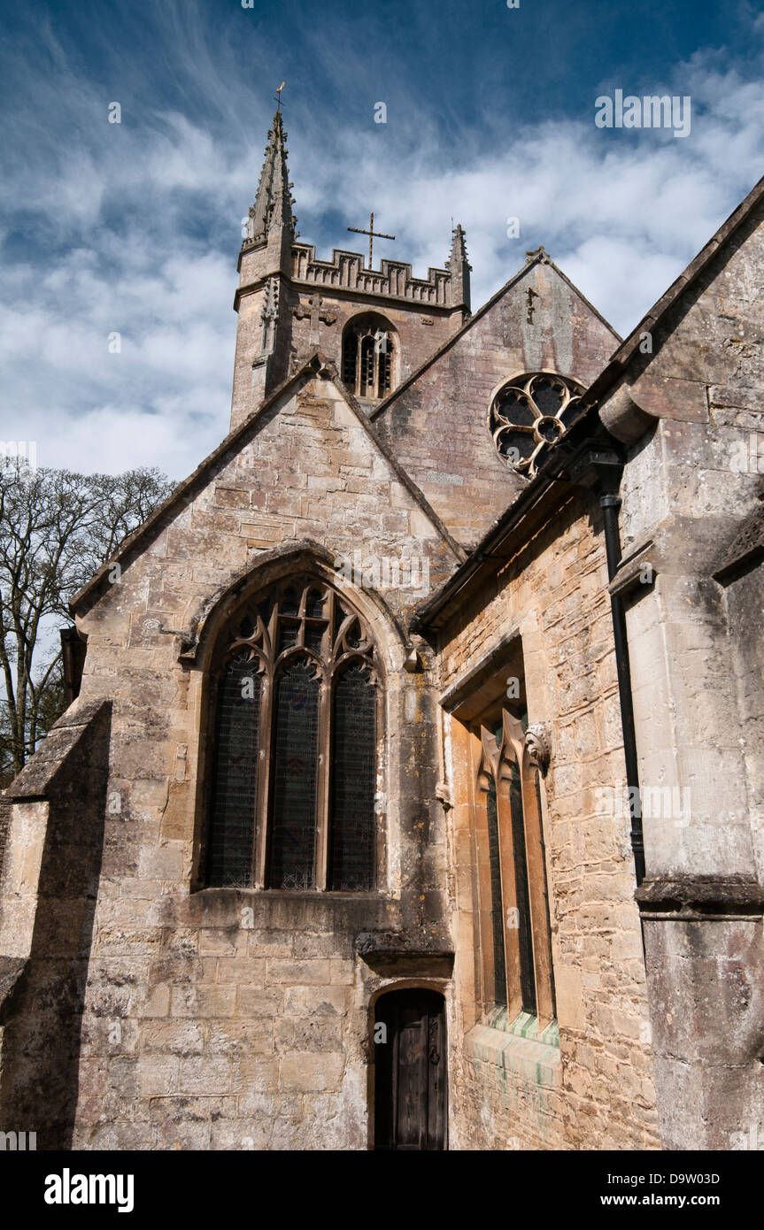 St Andrews Church Castle Combe Wiltshire England UK Stock Photo - Alamy