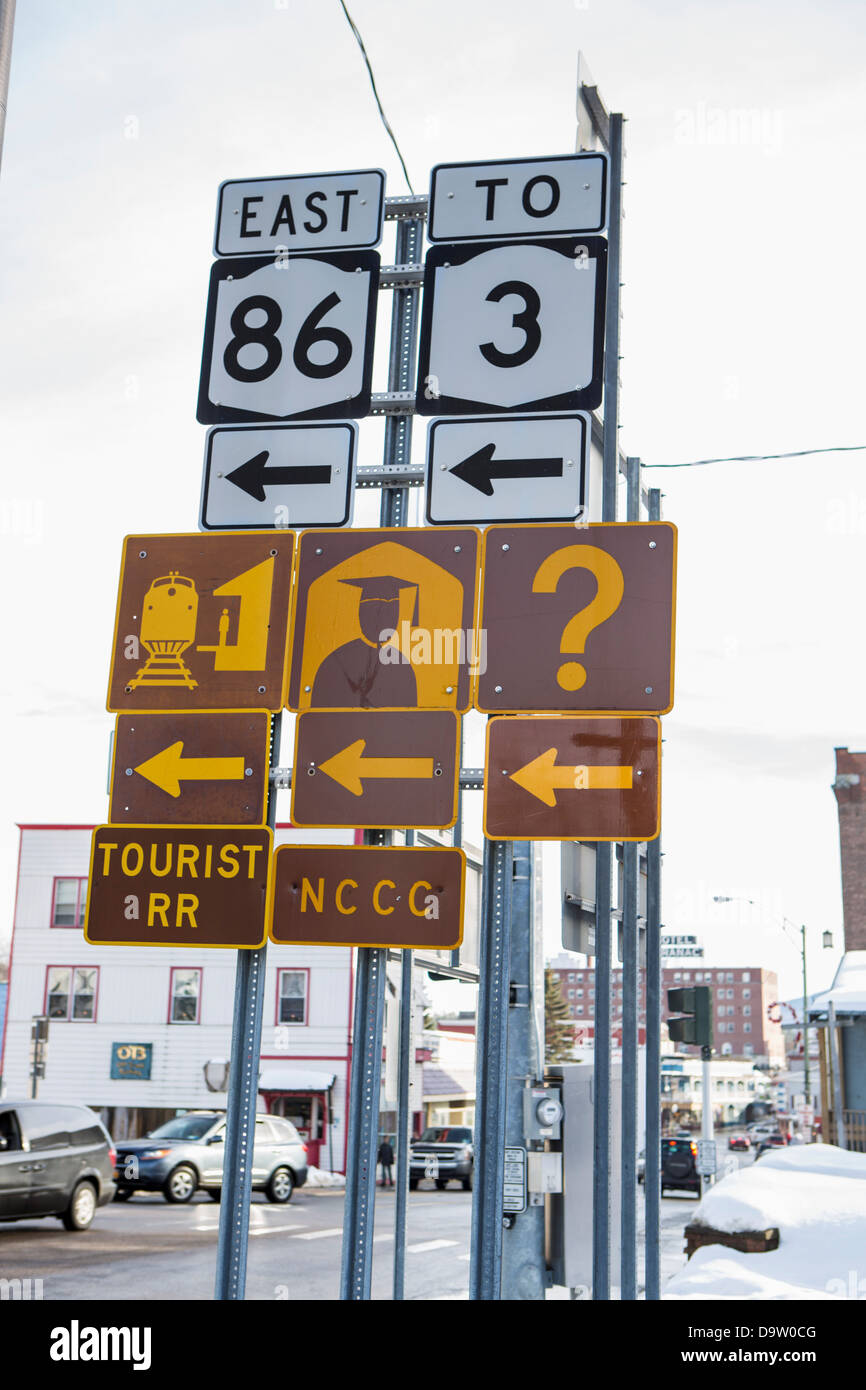 New York State Highway Sign High Resolution Stock Photography and ...