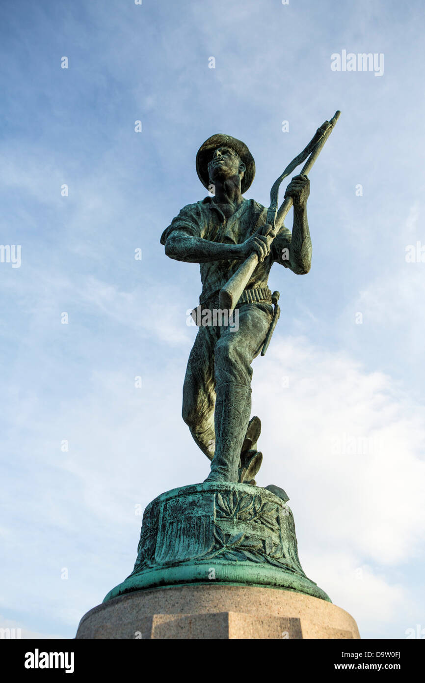 USA, New York State, Binghamton, Spanish American war statue Stock ...