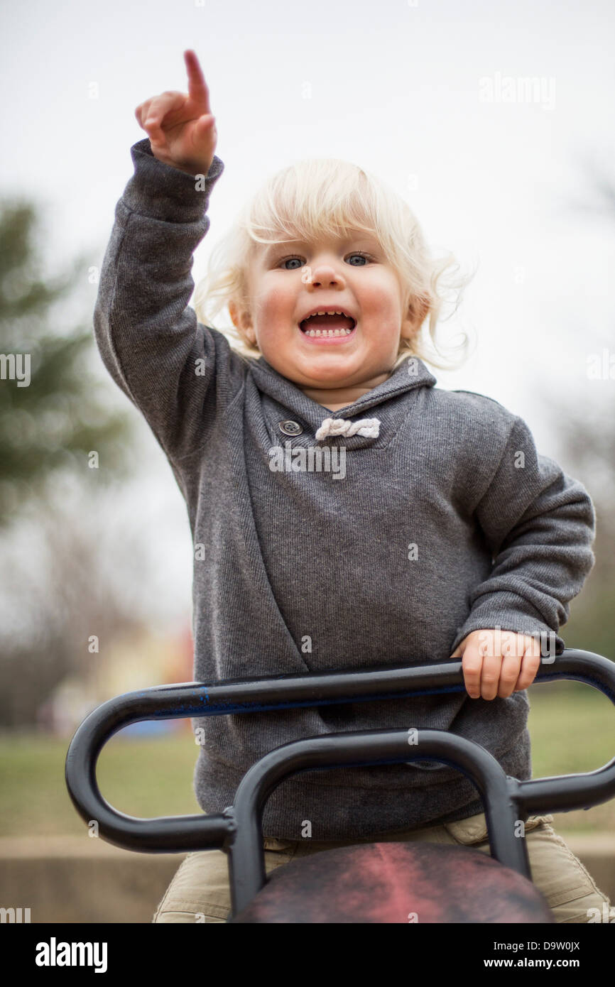 Toddler pointing his finger hi-res stock photography and images - Alamy