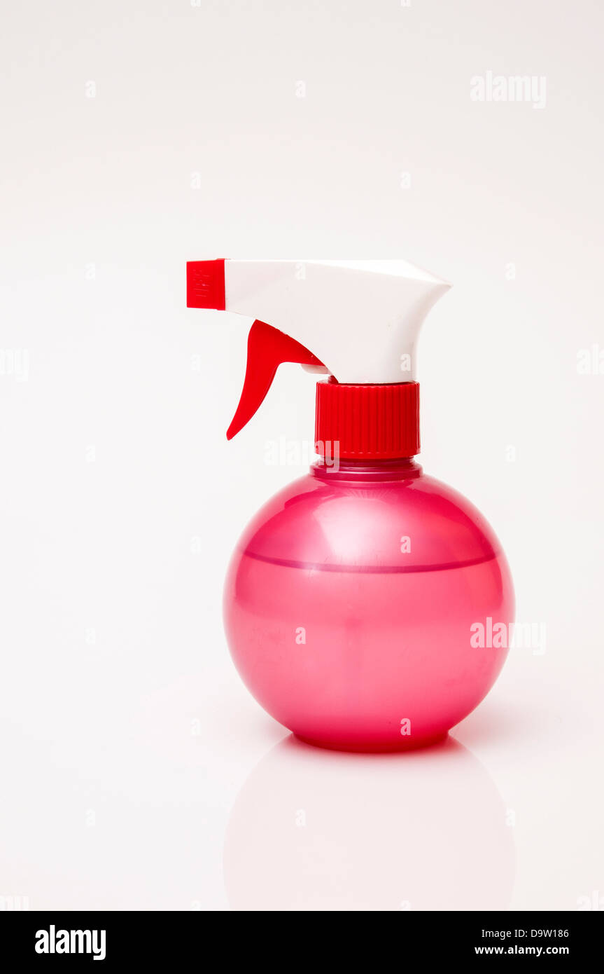 cleaning bottle on a white background Stock Photo - Alamy