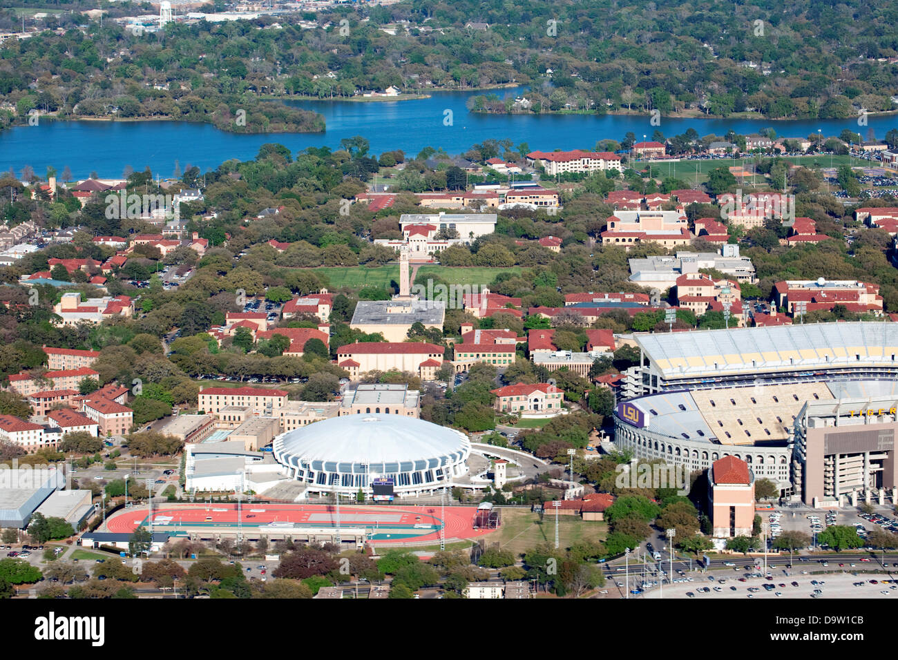 Lsu tiger stadium aerial hi-res stock photography and images - Alamy