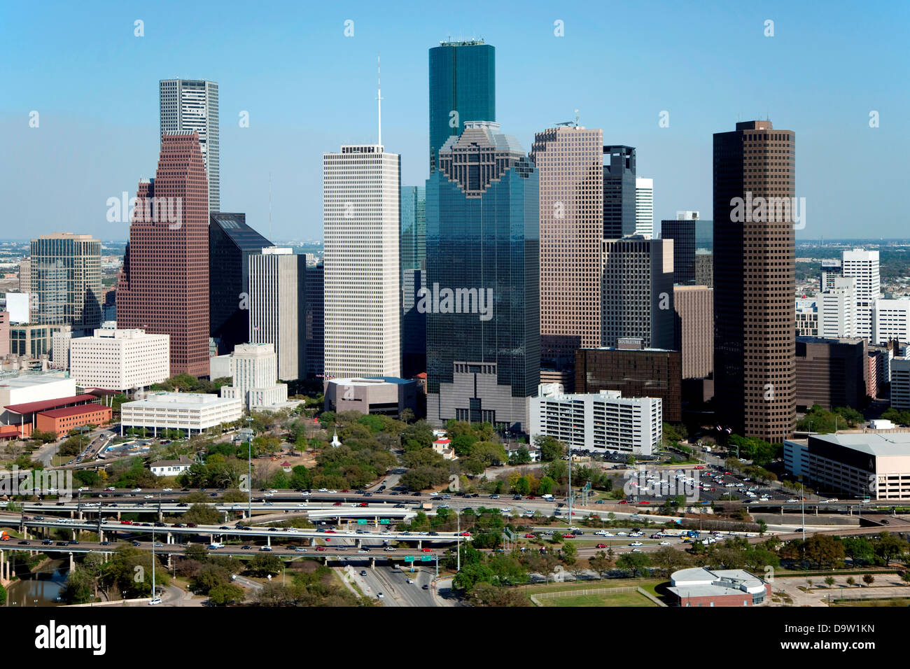 Aerial texas city hi-res stock photography and images - Alamy