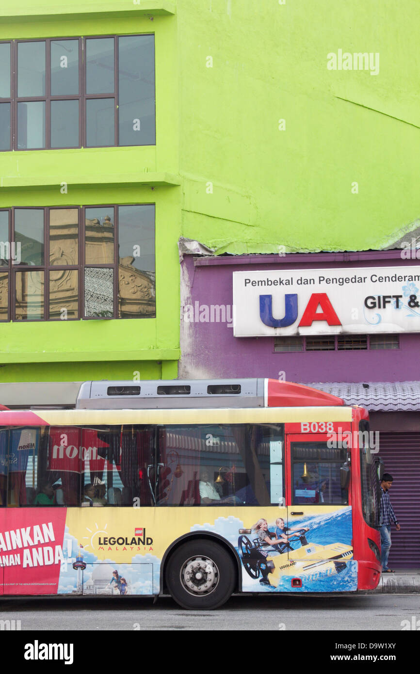 Colored sign bus hi-res stock photography and images - Alamy