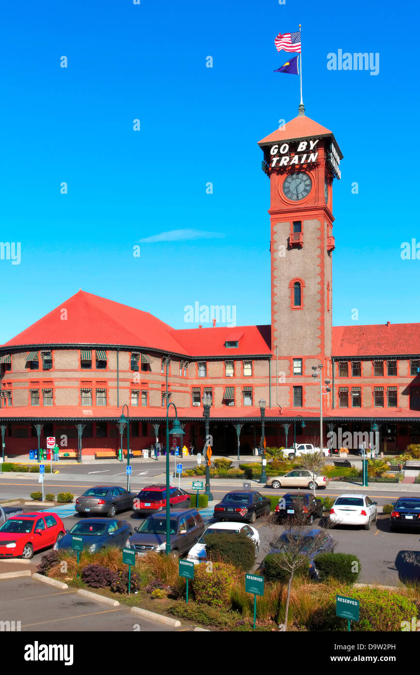Union Station train terminal in Portland Oregon Stock Photo - Alamy
