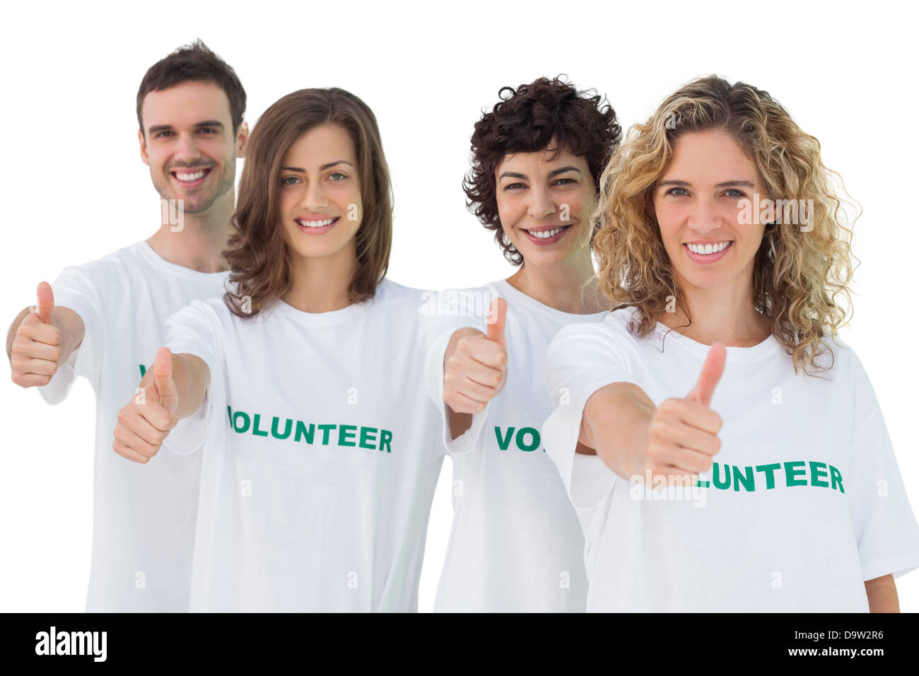 Group young volunteers in hi-res stock photography and images - Alamy