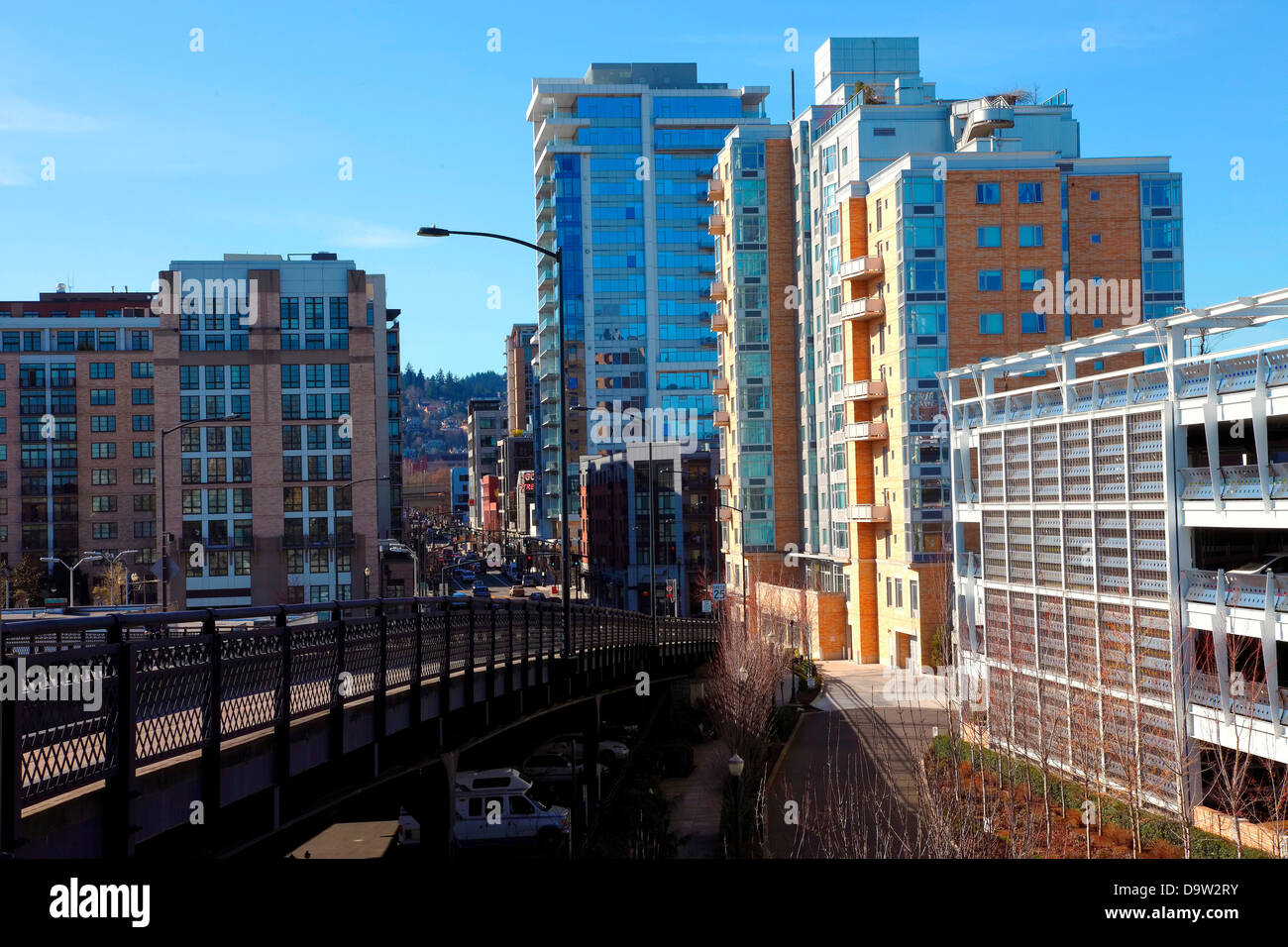 Residential buildings in Downtown Portland, Orgegon Stock Photo - Alamy