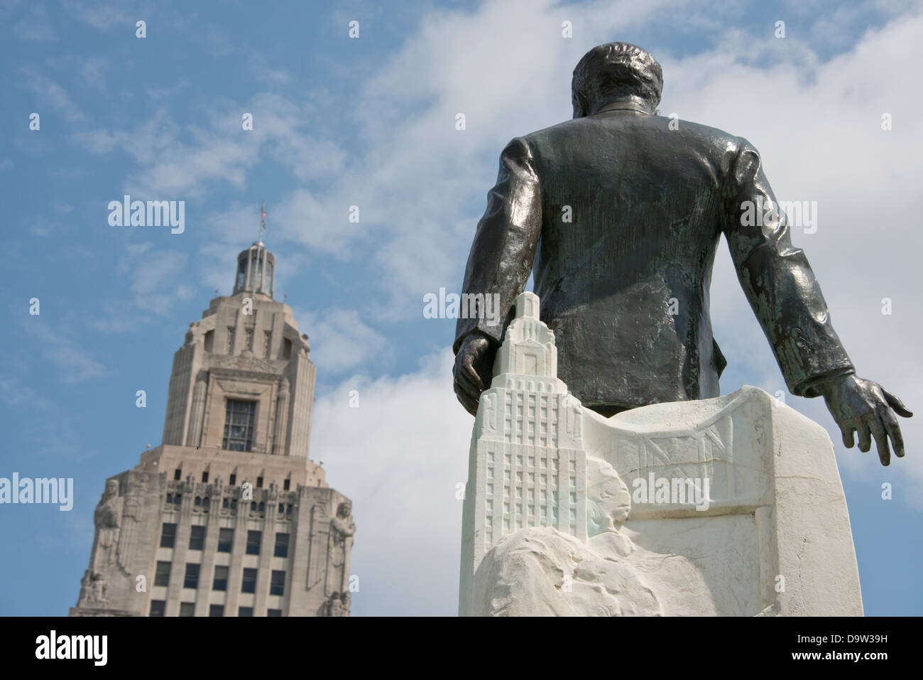 Louisiana, Baton Rouge. Louisiana State Capitol building, circa 1932 ...