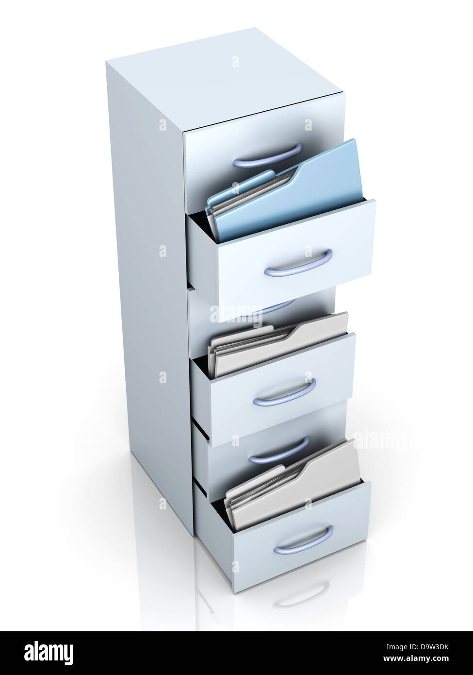Administrative folders Cut Out Stock Images & Pictures - Alamy