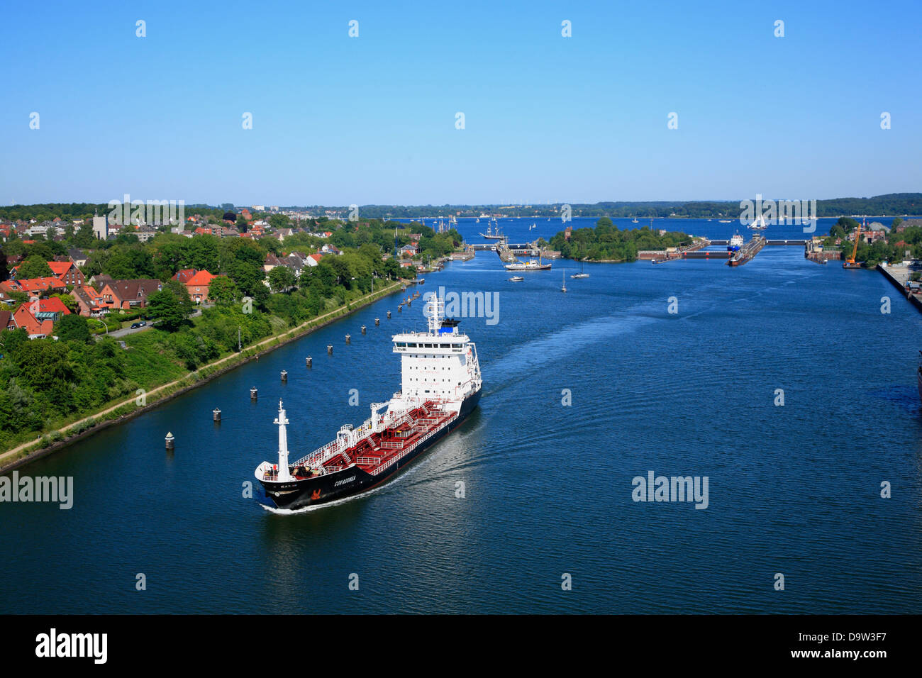 Kiel Canal at Kiel-Holtenau Lock, Kiel, Schleswig-Holstein, Germany, Europe Stock Photo - Alamy