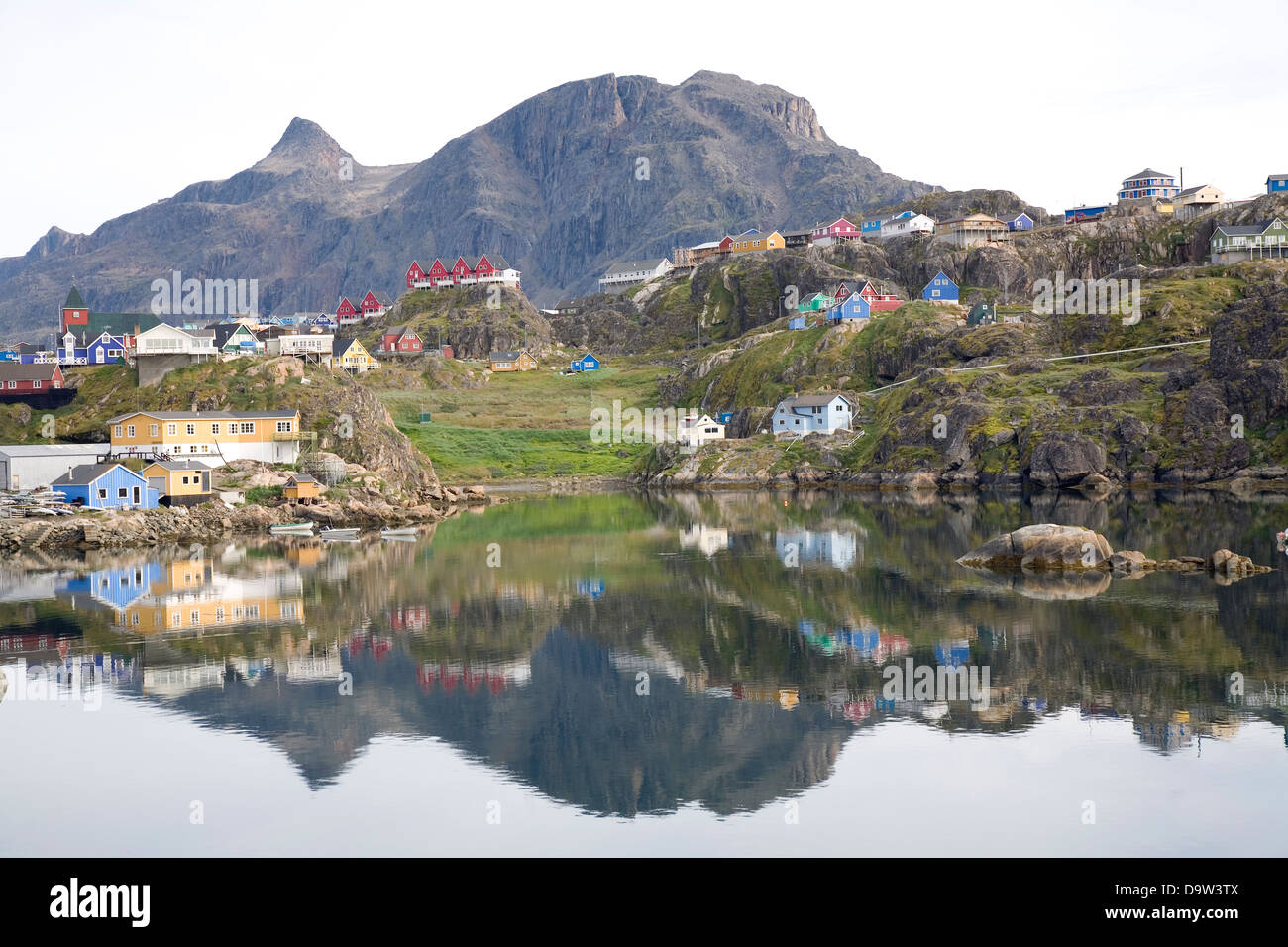 Sisimiut, located on Greenland's west coast is the second largest city ...