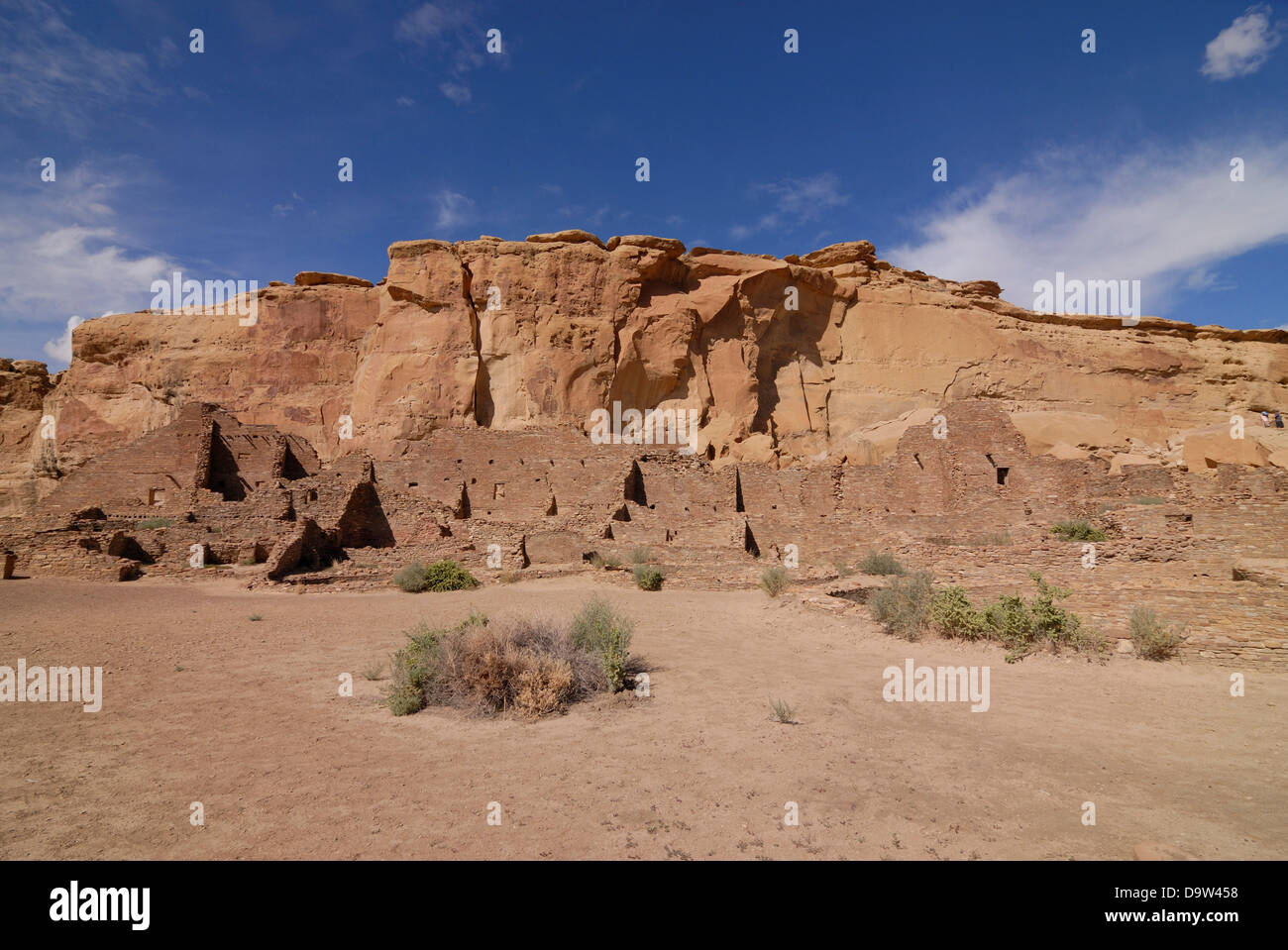 Chaco ruins at the Chaco Culture National Historical Park, New Mexico ...