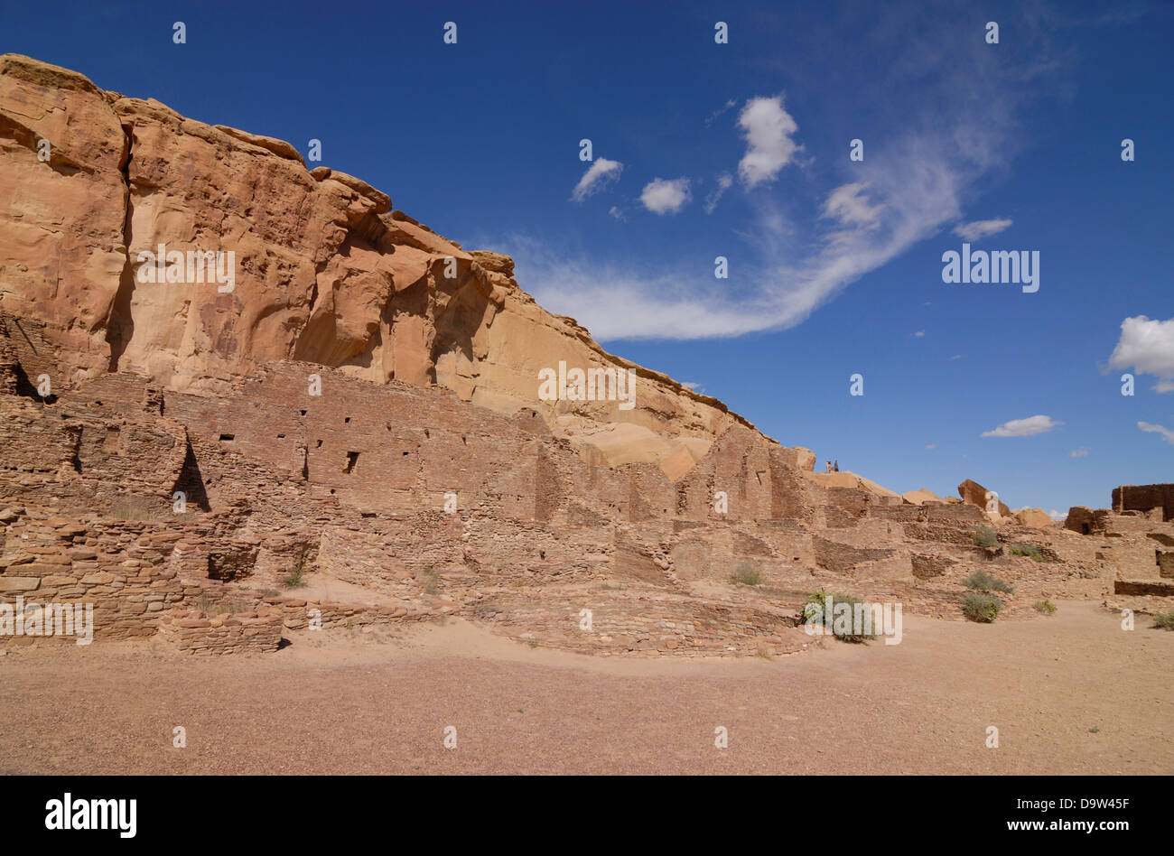Chaco ruins at the Chaco Culture National Historical Park, New Mexico ...