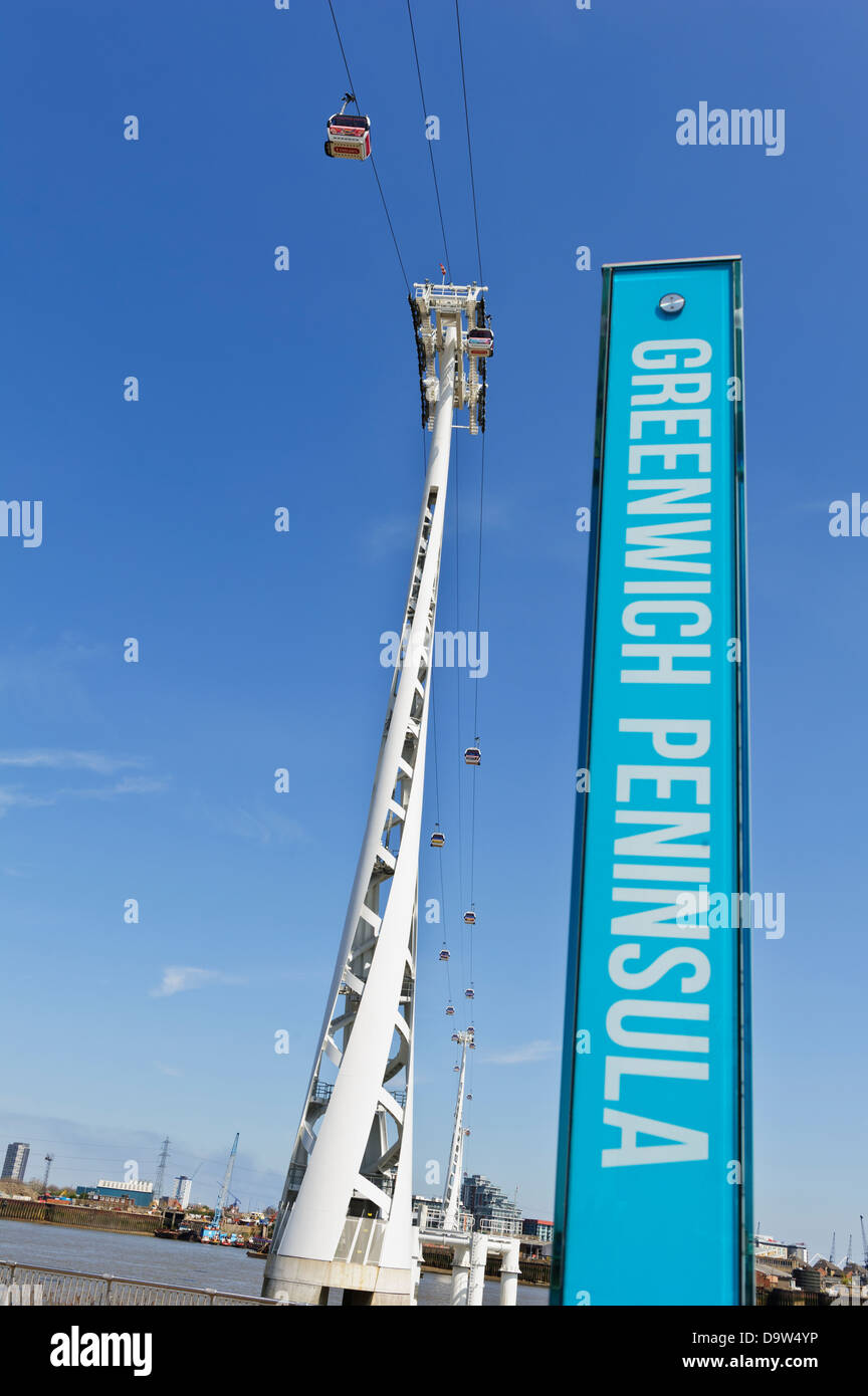 Emirates Cable cars Terminal, Greenwich, London, England, United ...