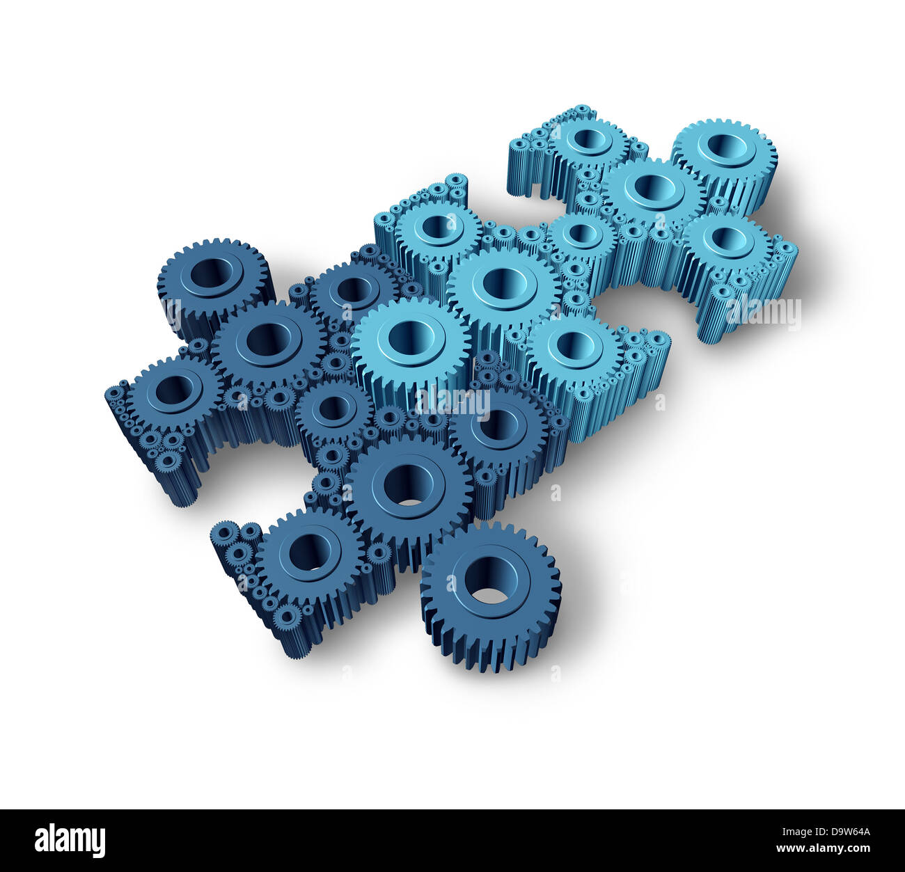 Jigsaw puzzle connections business concept building a working network ...