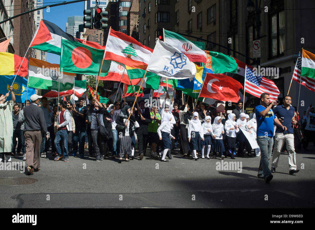 Islamic, Muslim pride parade. New York City Stock Photo - Alamy