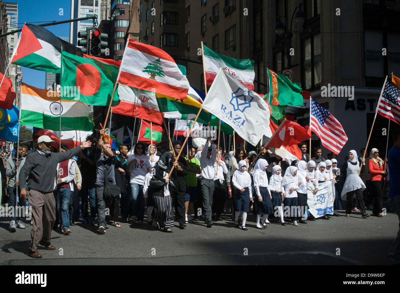 Islamic, Muslim pride parade. New York City Stock Photo - Alamy