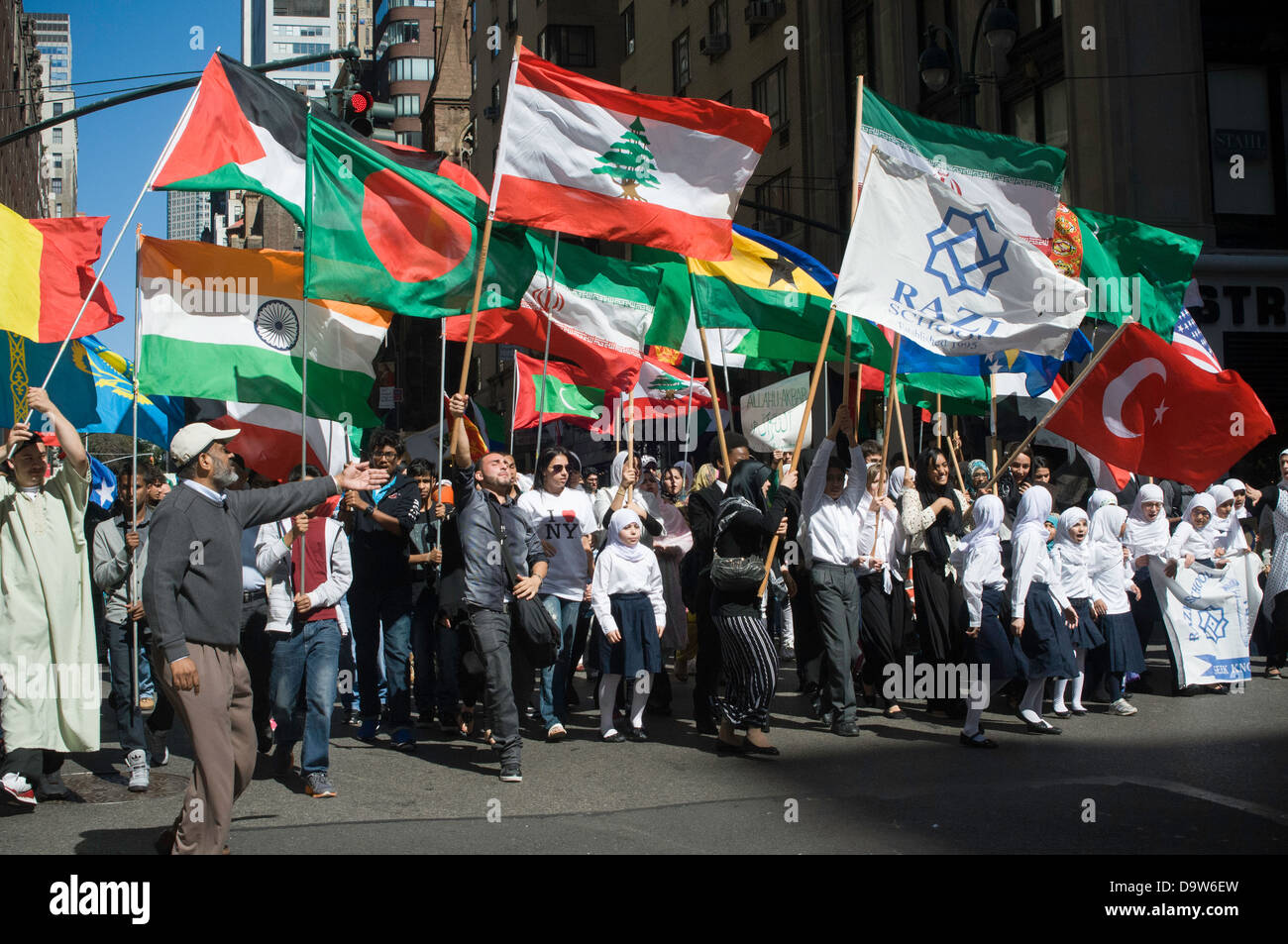 Islamic, Muslim pride parade. New York City Stock Photo - Alamy