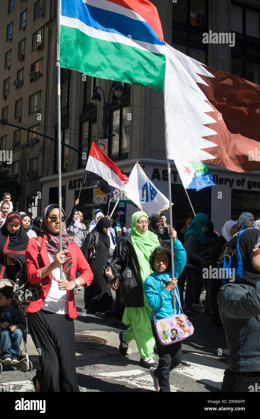 Islamic, Muslim pride parade. New York City Stock Photo - Alamy