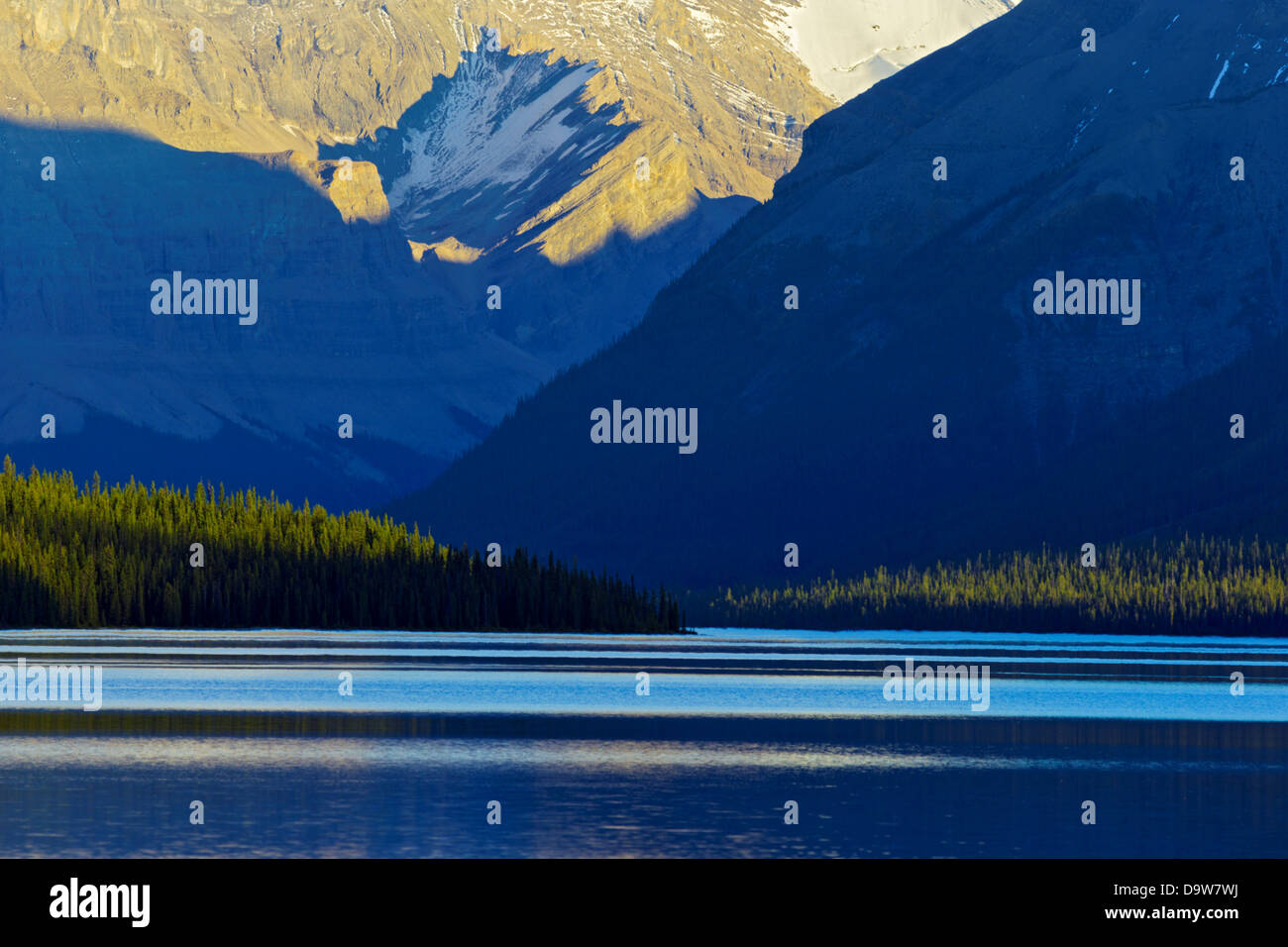 Canada, Alberta, Jasper National Park, Maligne Lake Stock Photo - Alamy