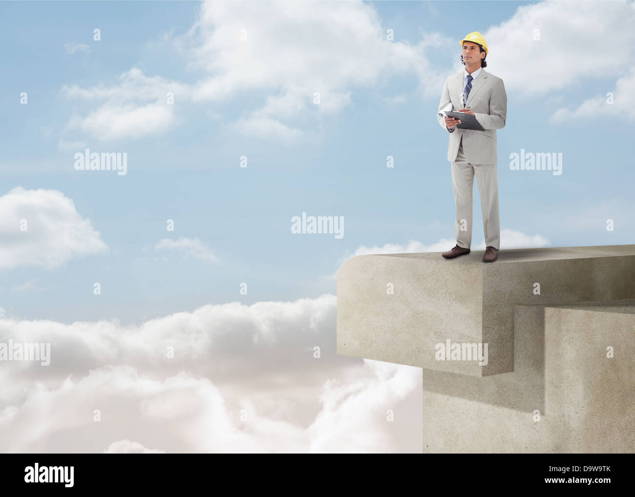 Building with clouds hi-res stock photography and images - Alamy