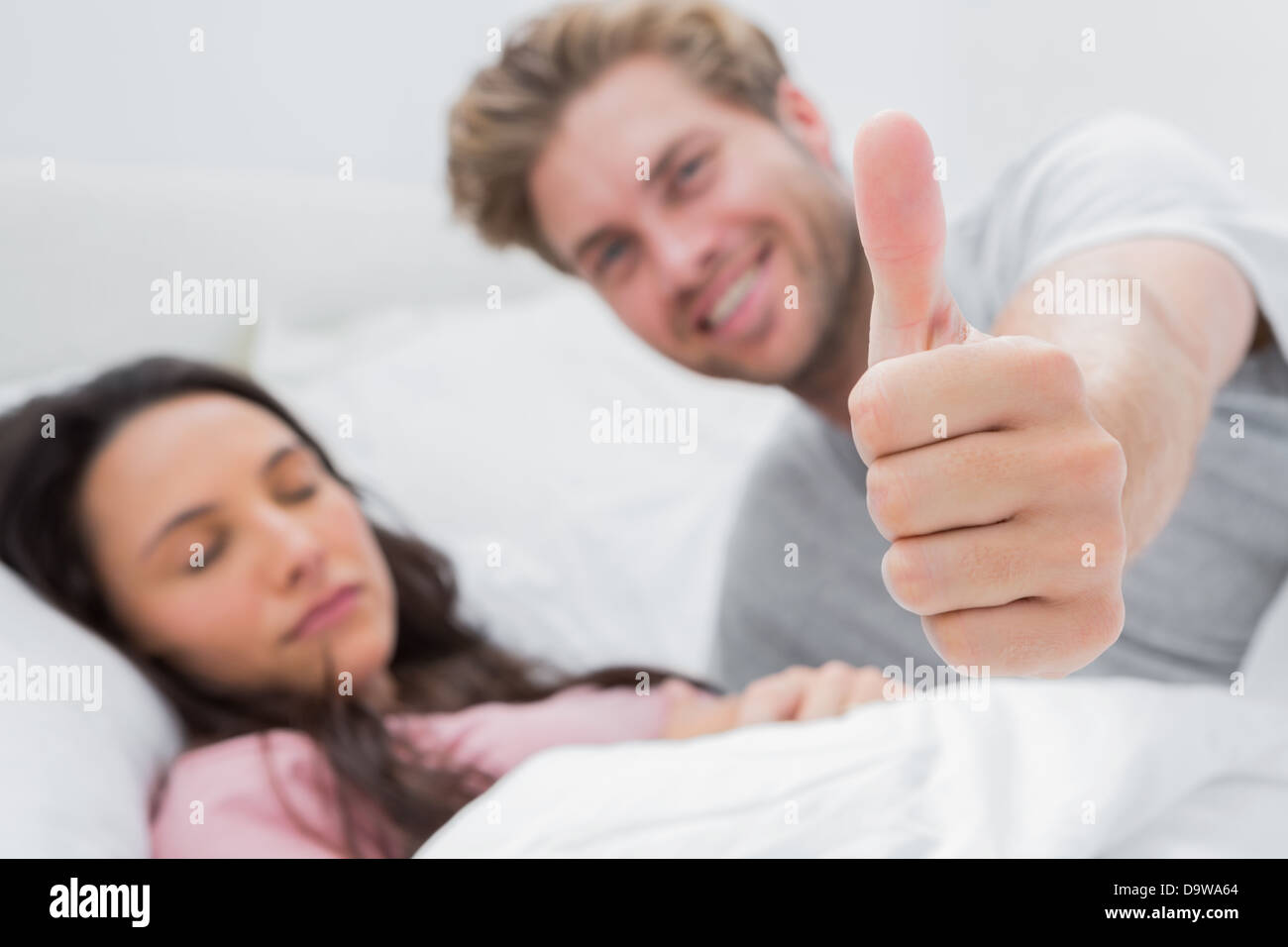 Funny man giving thumbs up hi-res stock photography and images - Alamy