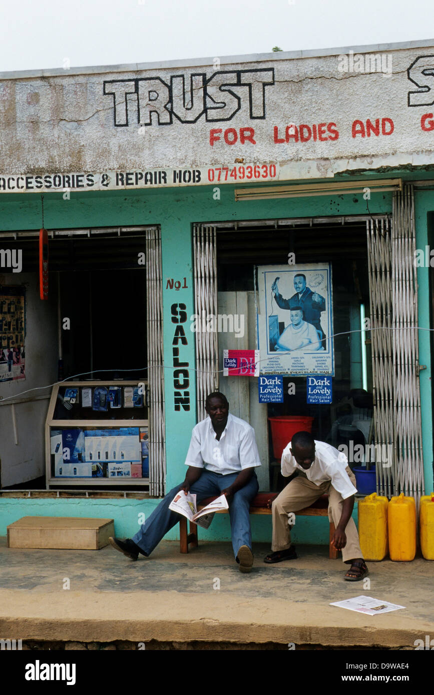 Uganda, Kasese, Street Scene, Stores Stock Photo - Alamy