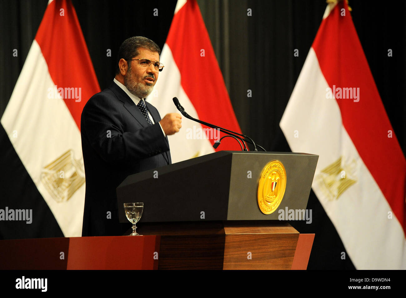 June 27, 2013 - Cairo, Cairo, Egypt - Egyptian President Mohammed Morsi ...