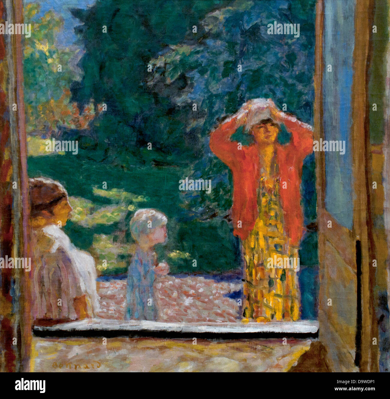 Devant la fenetre au Grand Lemps - Front of the window at the Grand ...