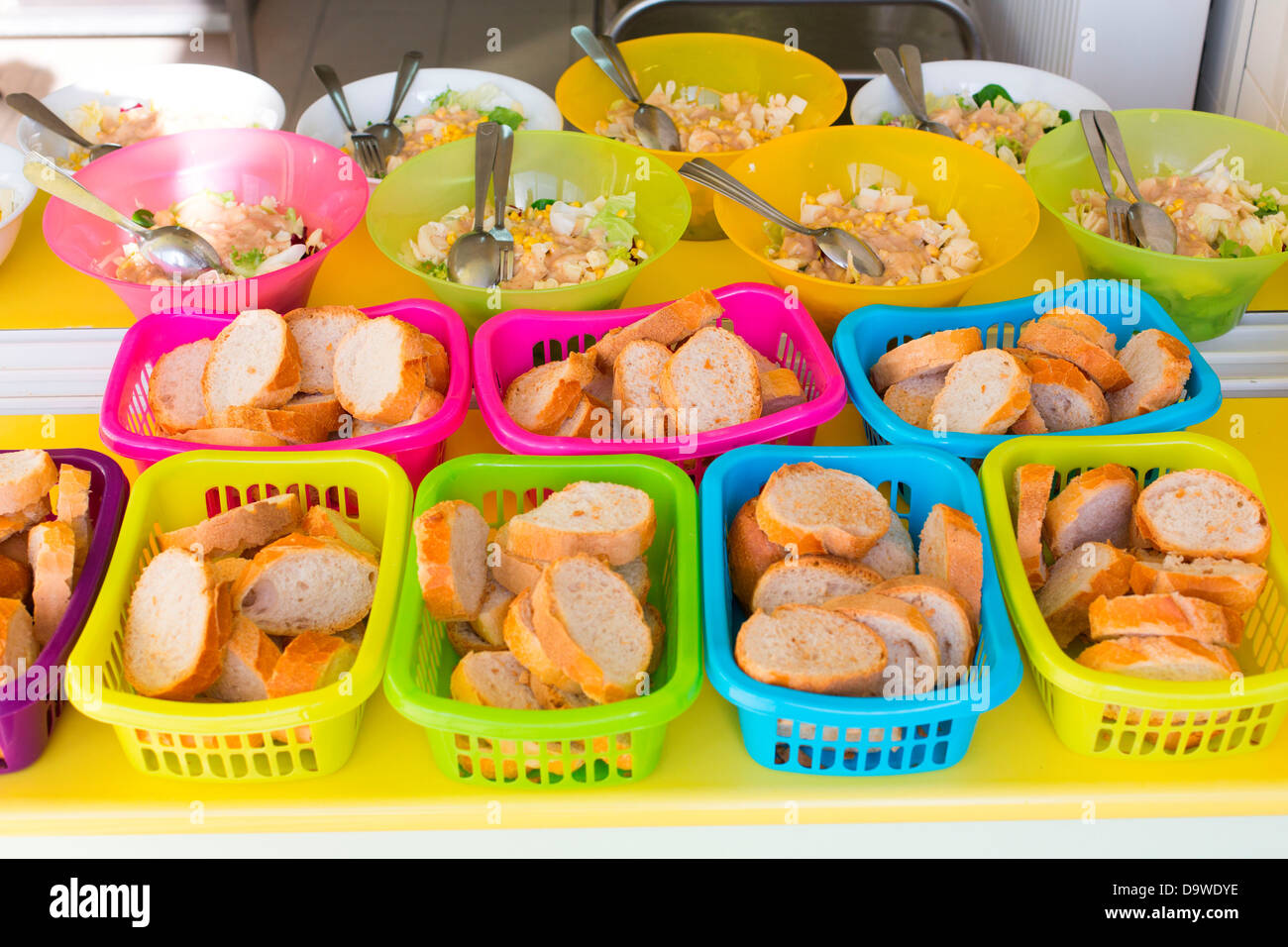 Elementary school cafeteria Stock Photo - Alamy