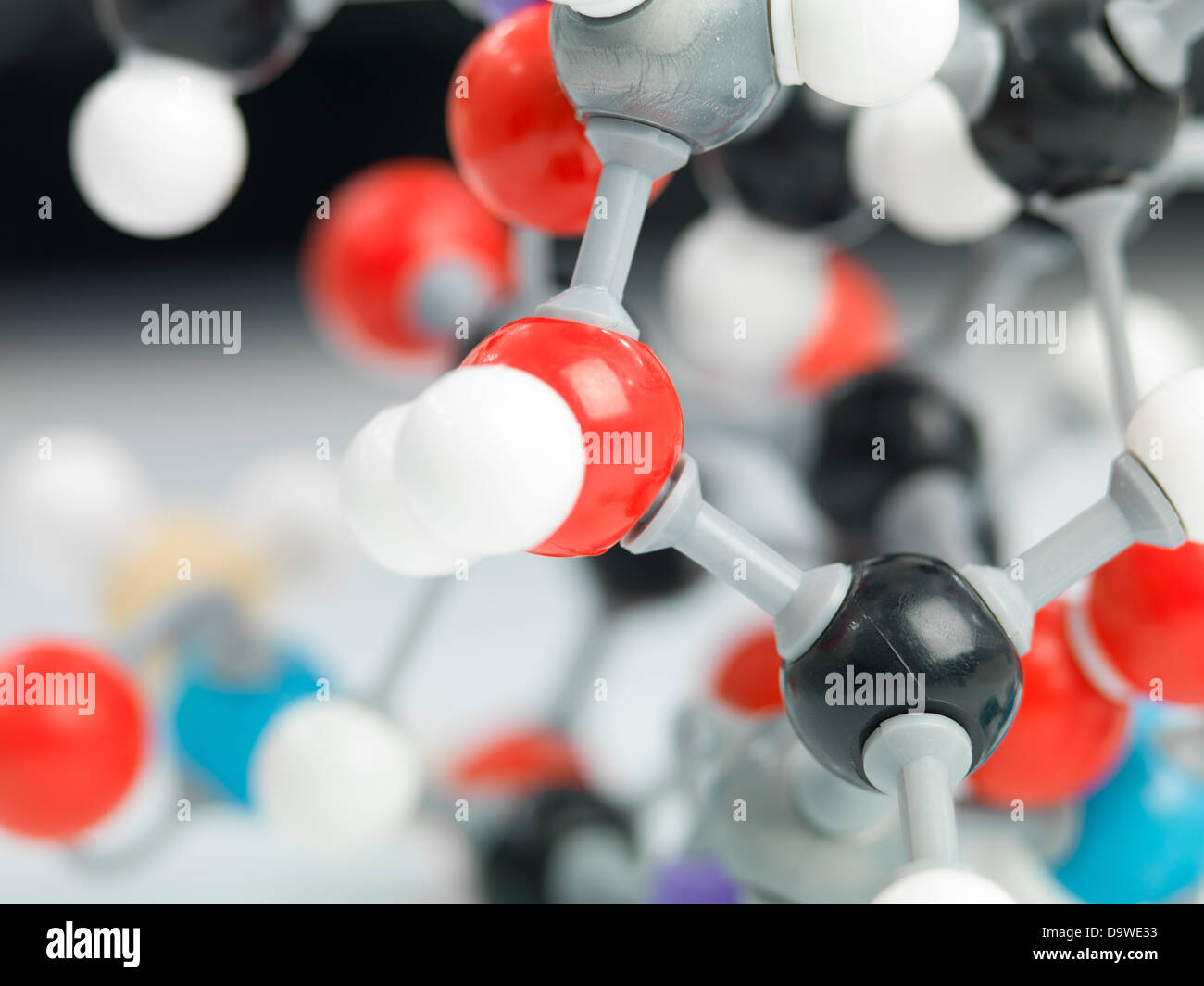 three dimensional representation molecular structure composed of multi ...