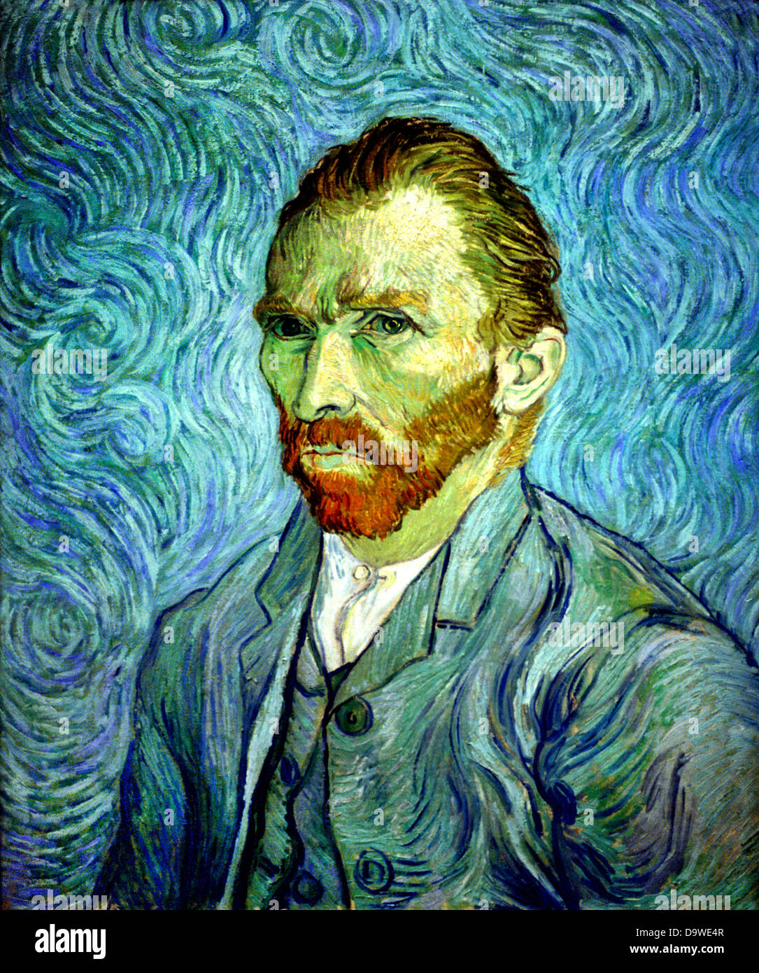 Vincent van Gogh 1853–1890 Dutch Netherlands Self Portrait 1889 Stock ...