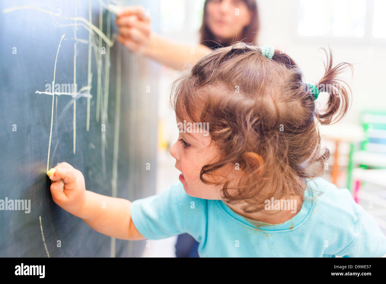 Half girl with down syndrome hi-res stock photography and images - Alamy