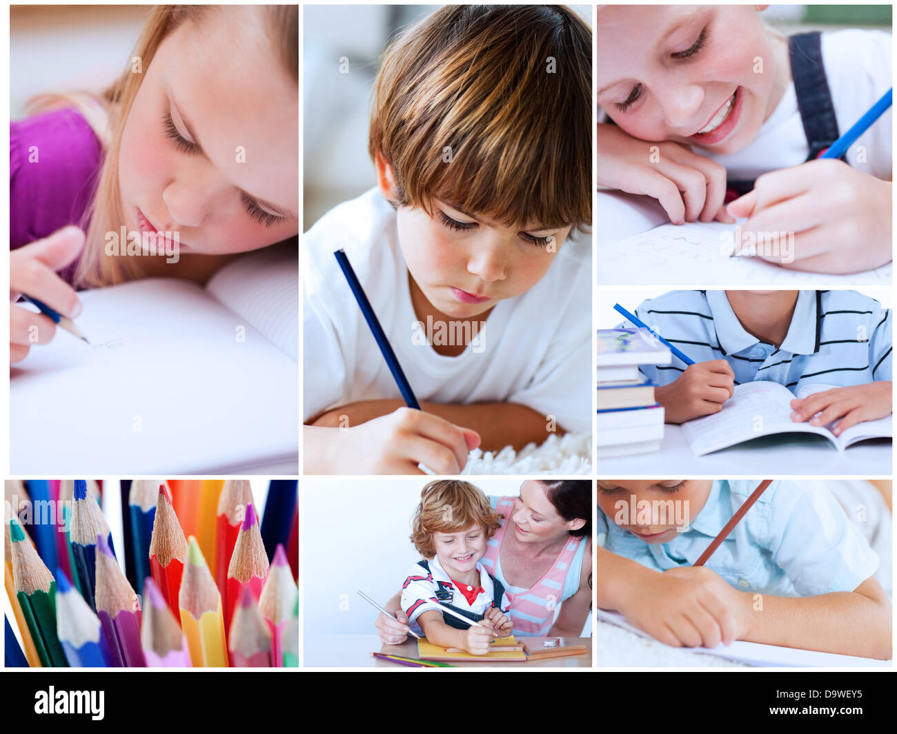 Childhood collage hi-res stock photography and images - Alamy