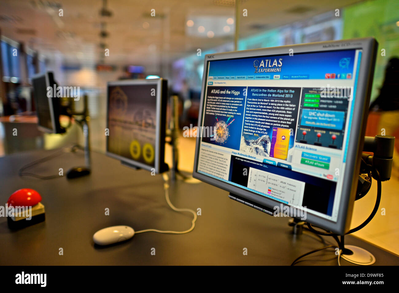 Cern control room hi-res stock photography and images - Alamy