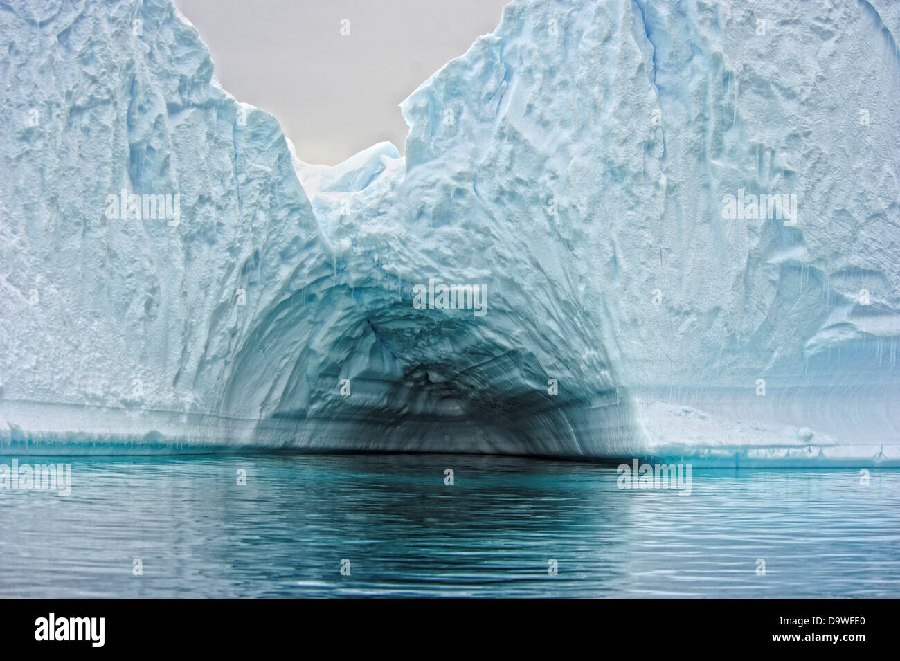 Antarctic, Pleneau Island, Beautiful icebrg cave Stock Photo - Alamy