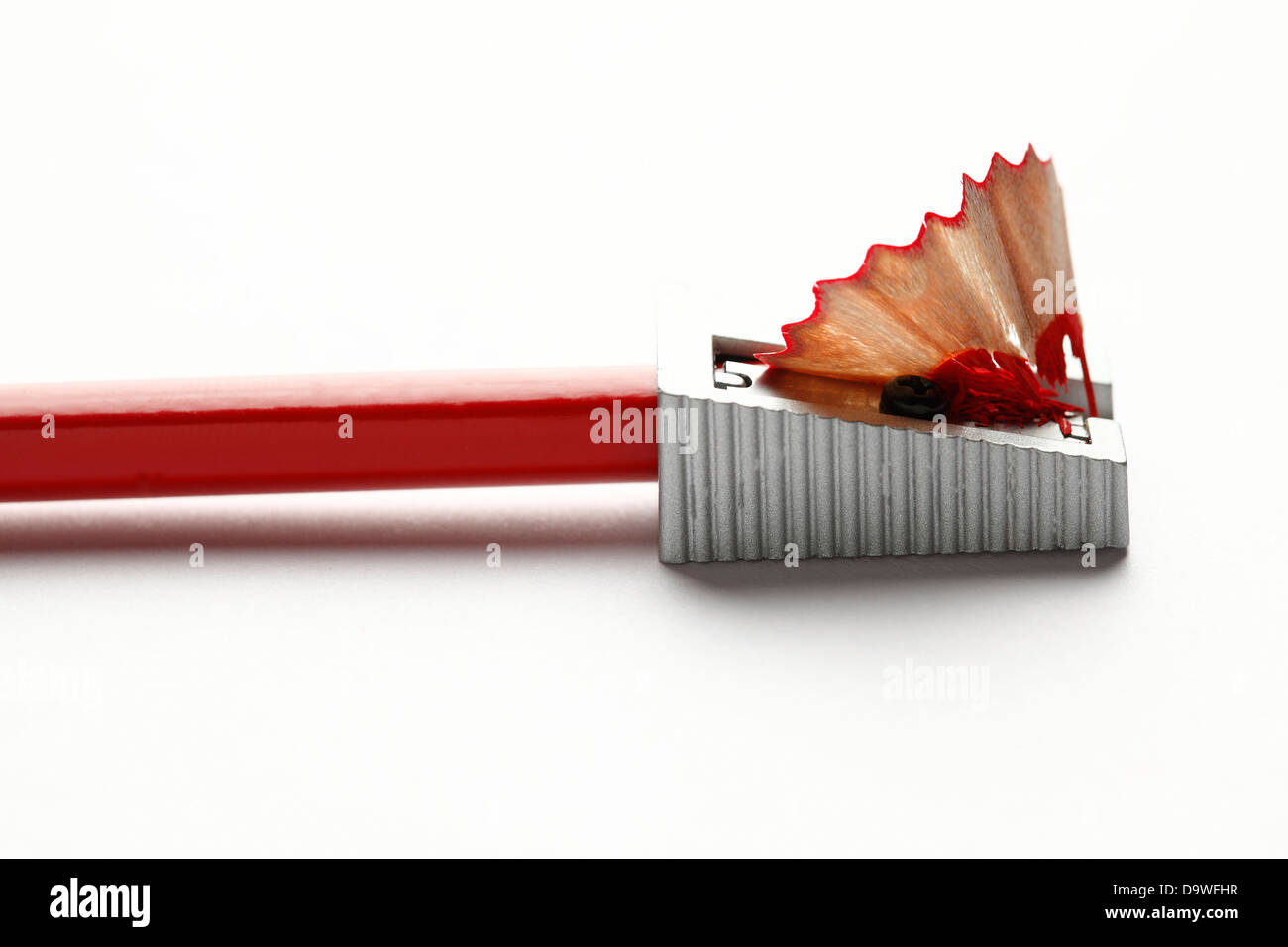 Sharpening a pencil Stock Photo - Alamy
