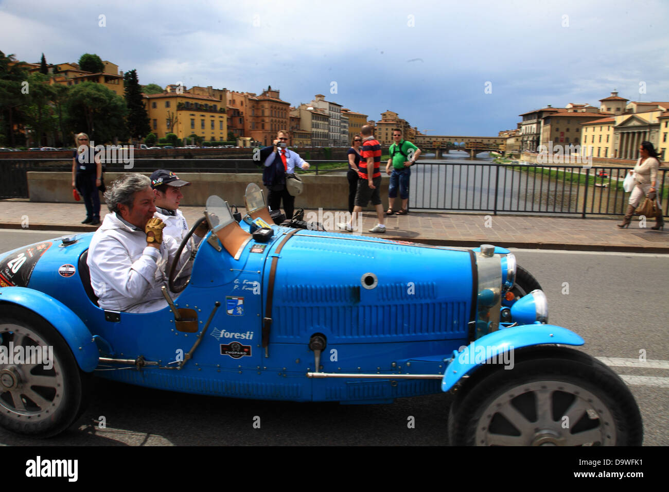 Italy,Tuscany,Florence, Millemiglia Car Race 2012 Stock Photo - Alamy